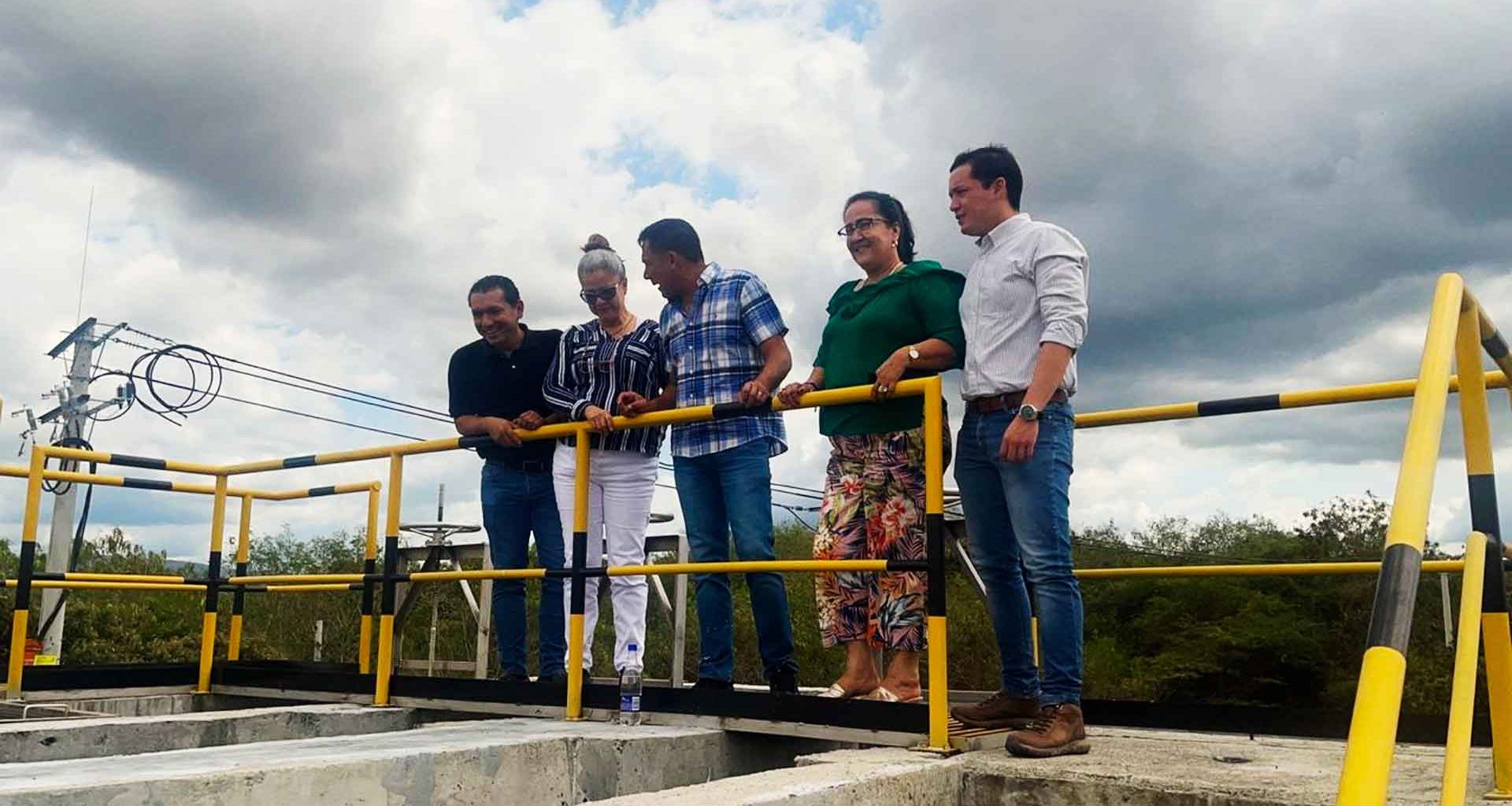 CAR verifica avance de obra de la PTAR de Ricaurte